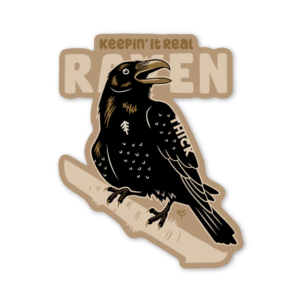The Raven Decal – Westcoast Thick Design Co.