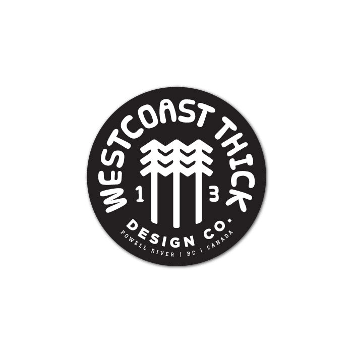 Thick Logo Decal – Westcoast Thick Design Co.