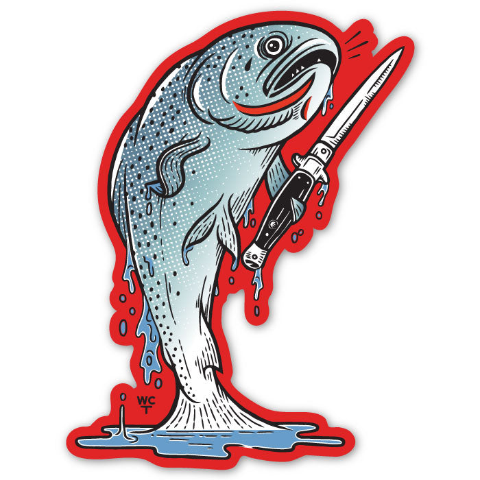 The Cutthroat Decal - Solo – Westcoast Thick Design Co.