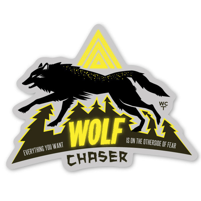 Wolf Chaser Decal – Westcoast Thick Design Co.