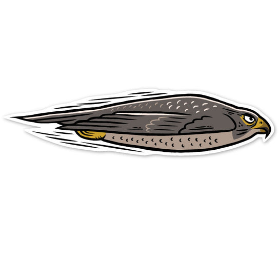 Peregrine Falcon Decal - Right – Westcoast Thick Design Co.