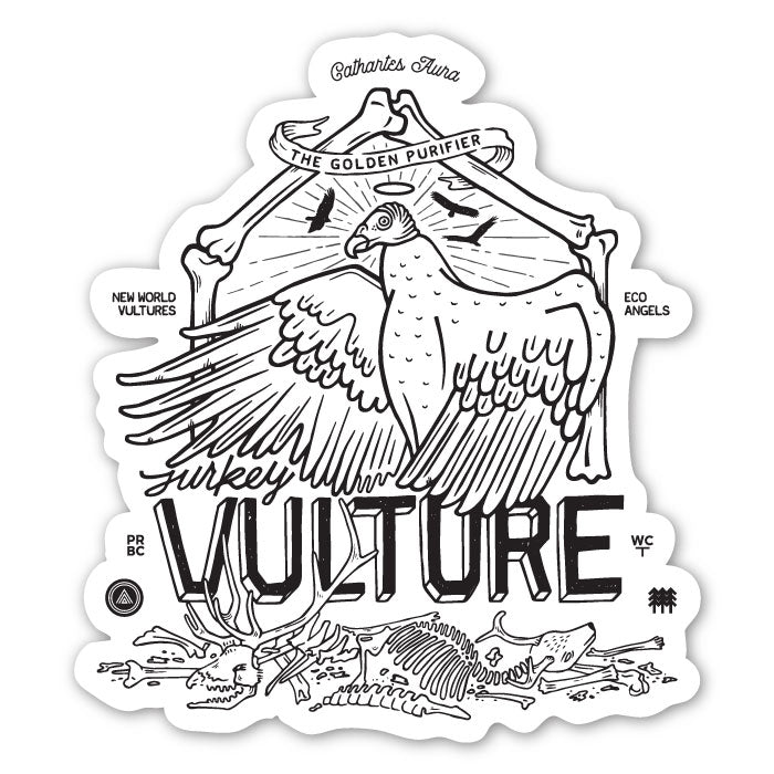 The Turkey Vulture Decal – Westcoast Thick Design Co.
